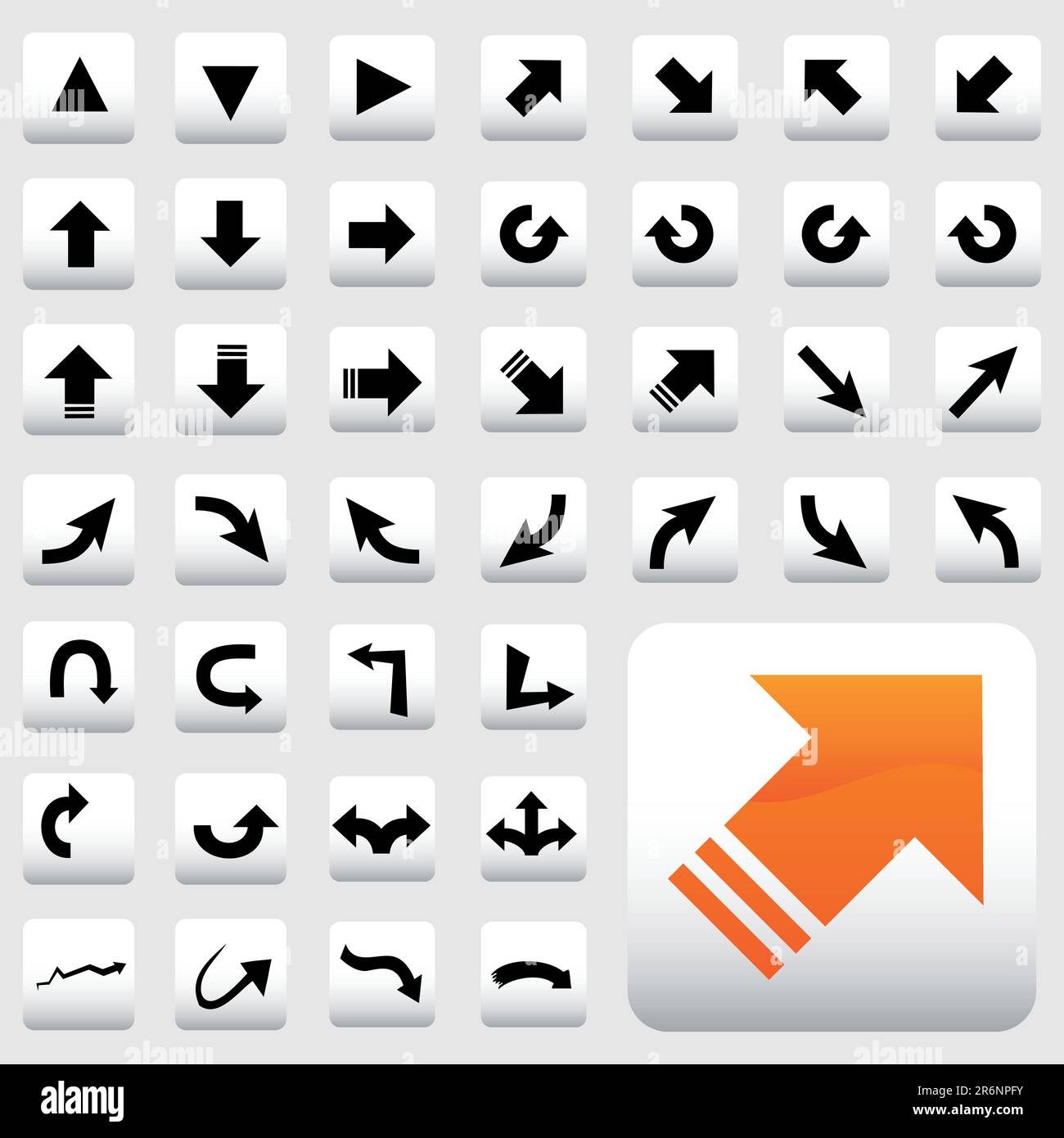 vector set of various arrows Stock Vector Image & Art - Alamy