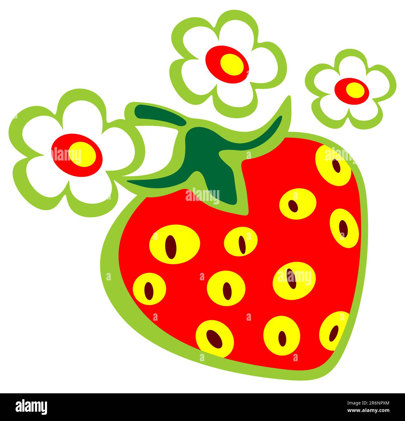 Digital food illustration Stock Vector Images - Alamy