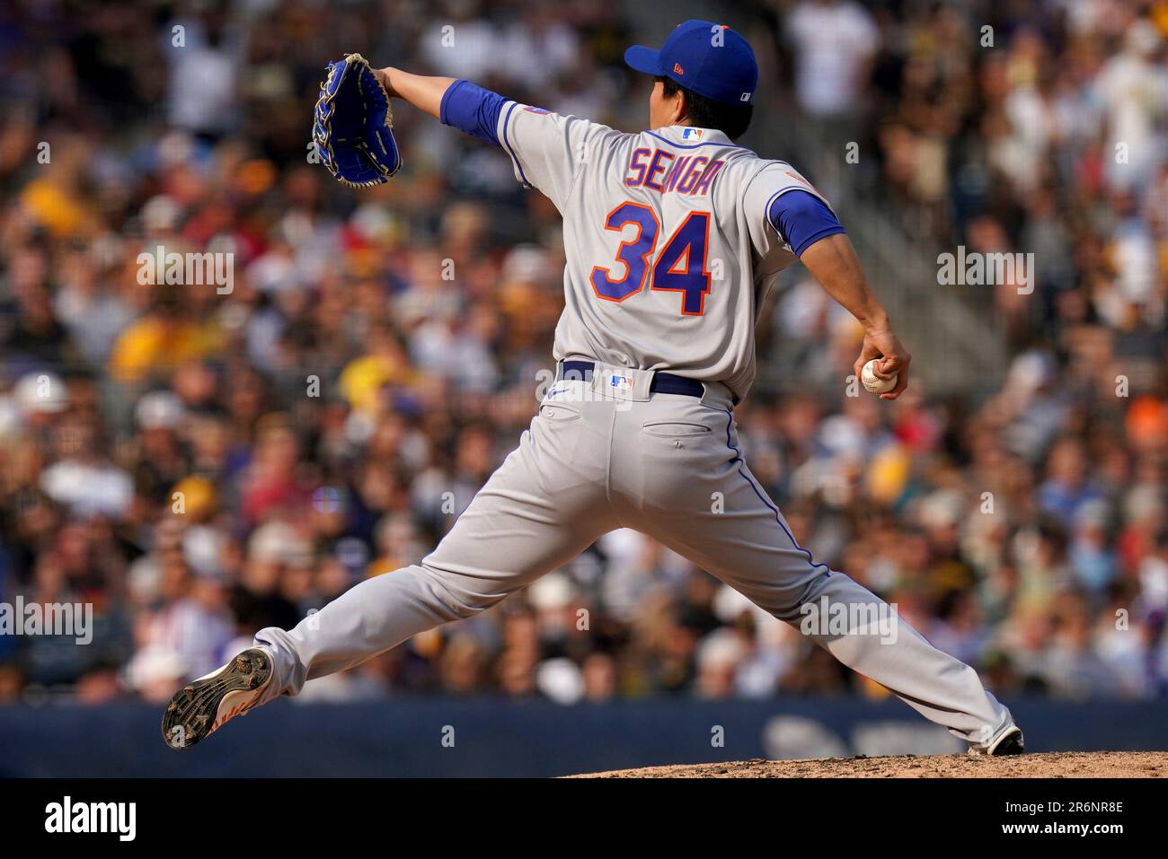 New York Mets starting pitcher Kodai Senga pitches against the ...