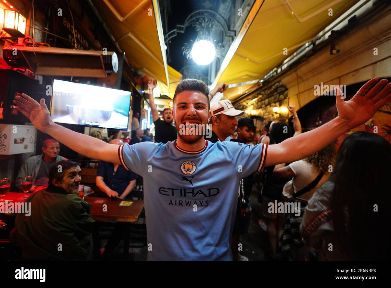 Man City fan Dylan Morgan, 23, from Manchester, who said he "burst into ...