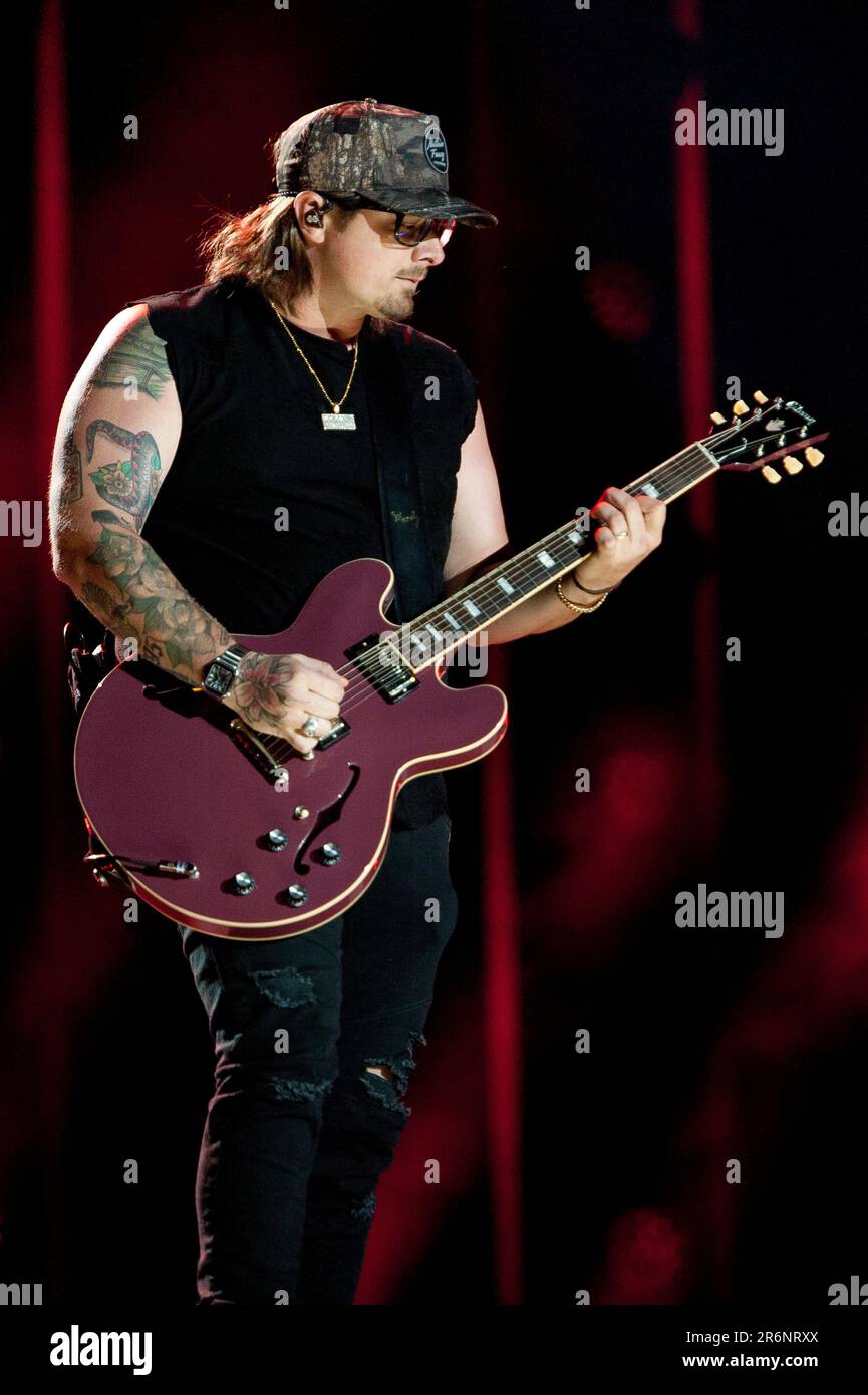 June 9, 2023 - Nashville, Tennessee; USA - Singer HARDY performs live ...