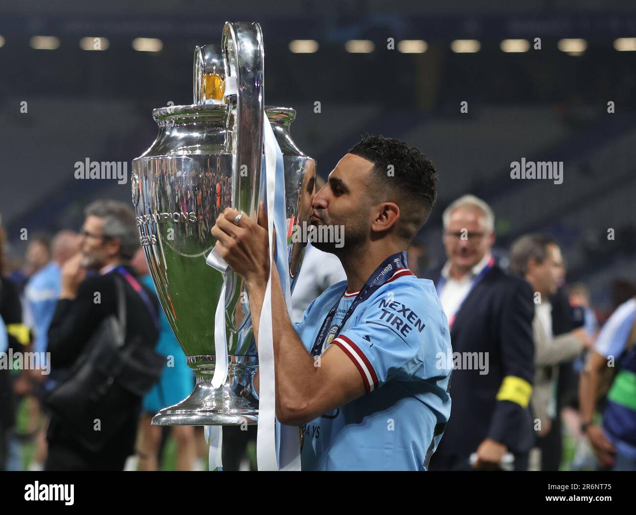 Istanbul, Turkey. 10th June, 2023. Riyad Mahrez of Manchester City ...