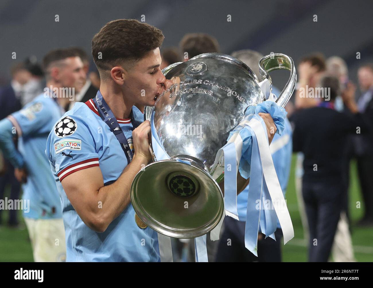 Istanbul, Turkey. 10th June, 2023. Julian Alvarez of Manchester City ...