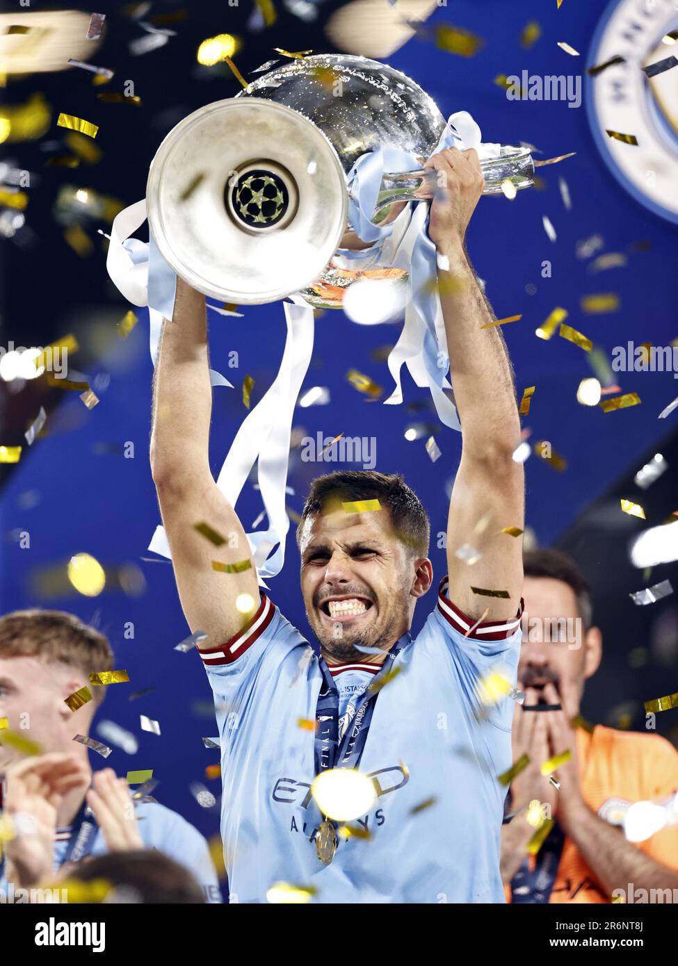 ISTANBUL - Rodri of Manchester City FC with UEFA Champions League ...