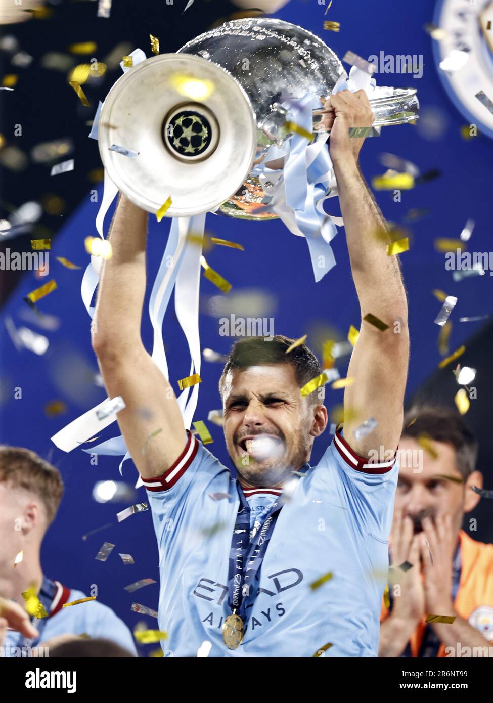 ISTANBUL - Rodri of Manchester City FC with UEFA Champions League ...