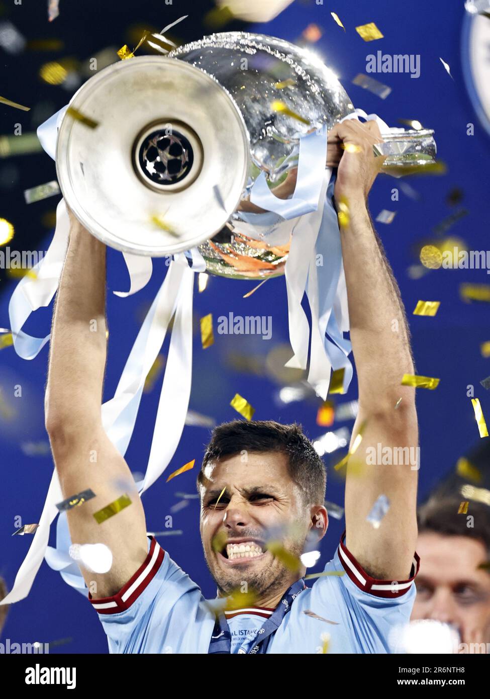 ISTANBUL - Rodri of Manchester City FC with UEFA Champions League ...