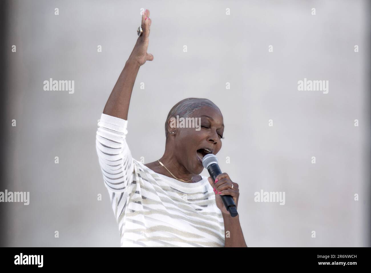 Vatican City, Vatican, 10 June, 2023. Singer Amii Stewart performs ...