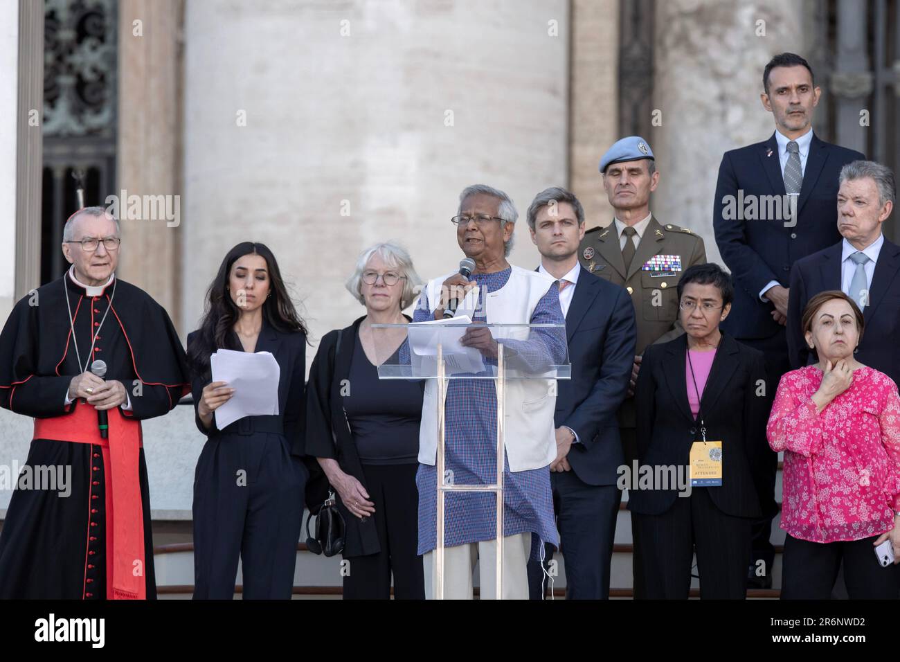 Vatican City, Vatican, 10 June, 2023. Nobel Peace Prize Laureate ...