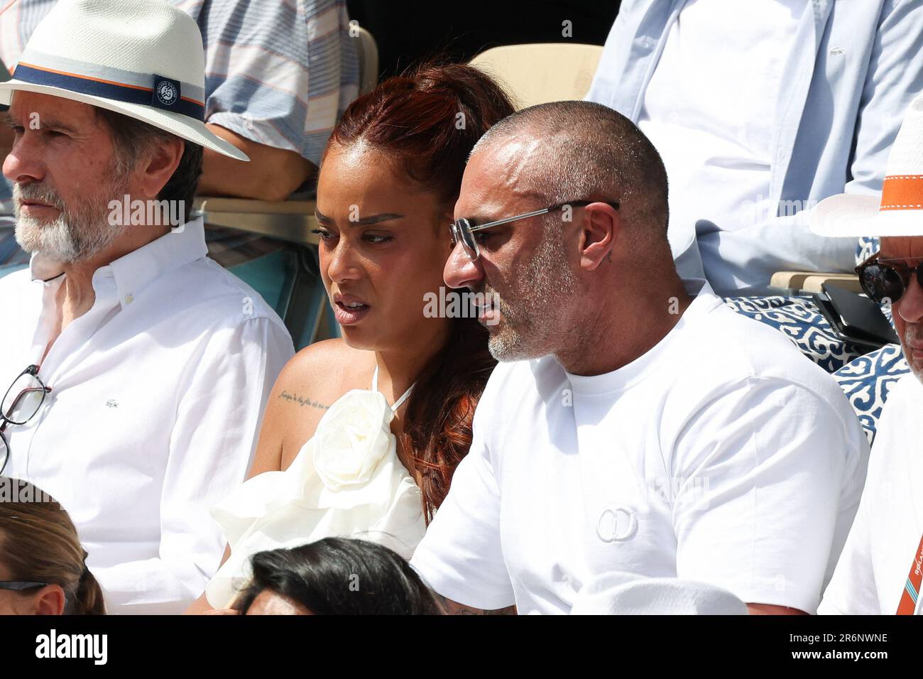 Paris, France. 10th June, 2023. Amel Bent, Patrick Antonelli in the ...