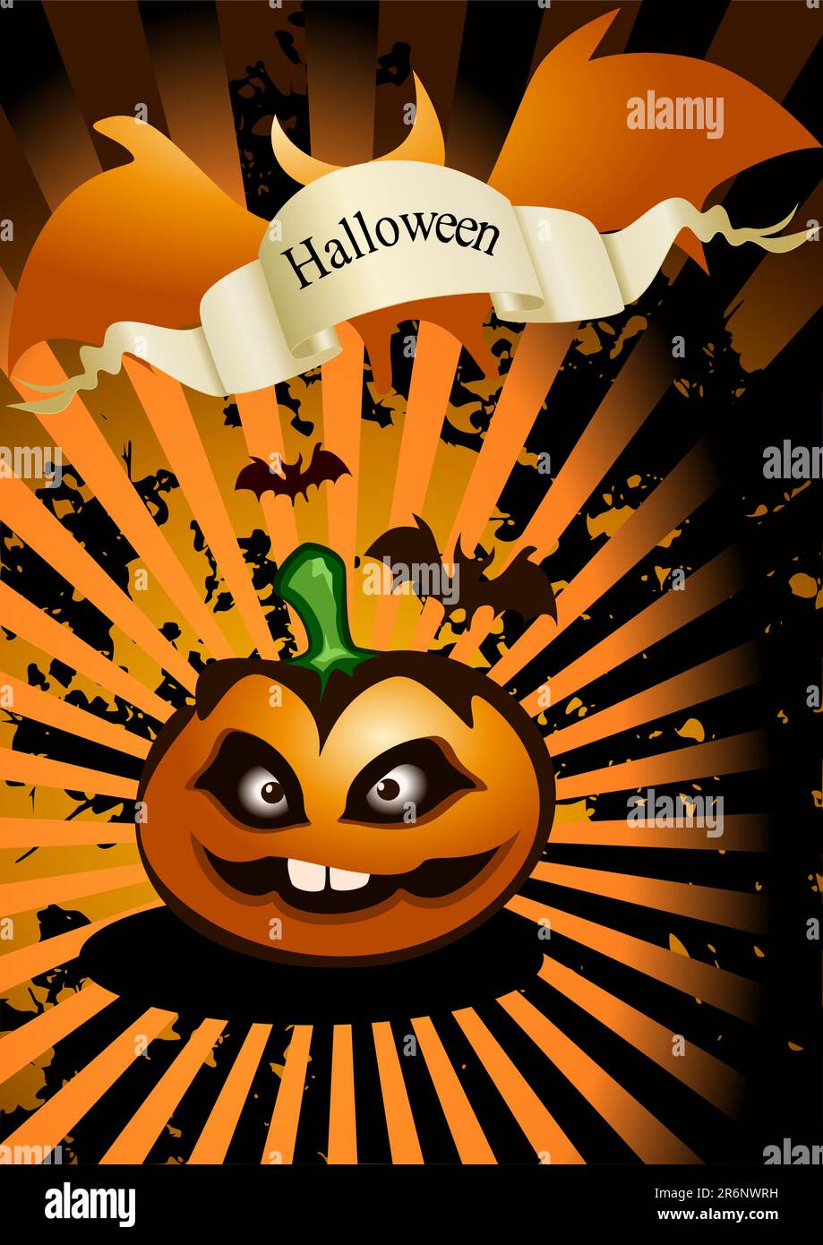 Halloween abstract background, vector illustration Stock Vector Image ...