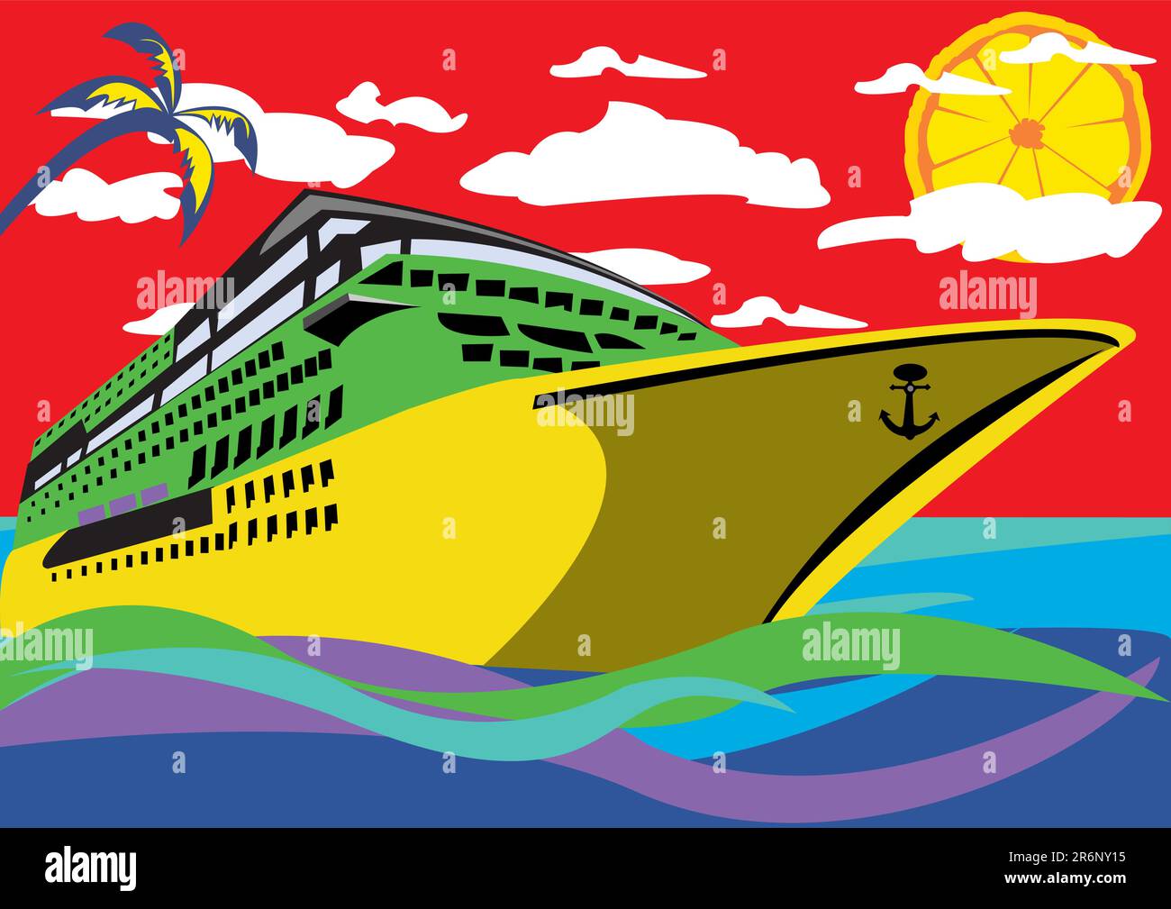 Palm harbour Stock Vector Images - Alamy