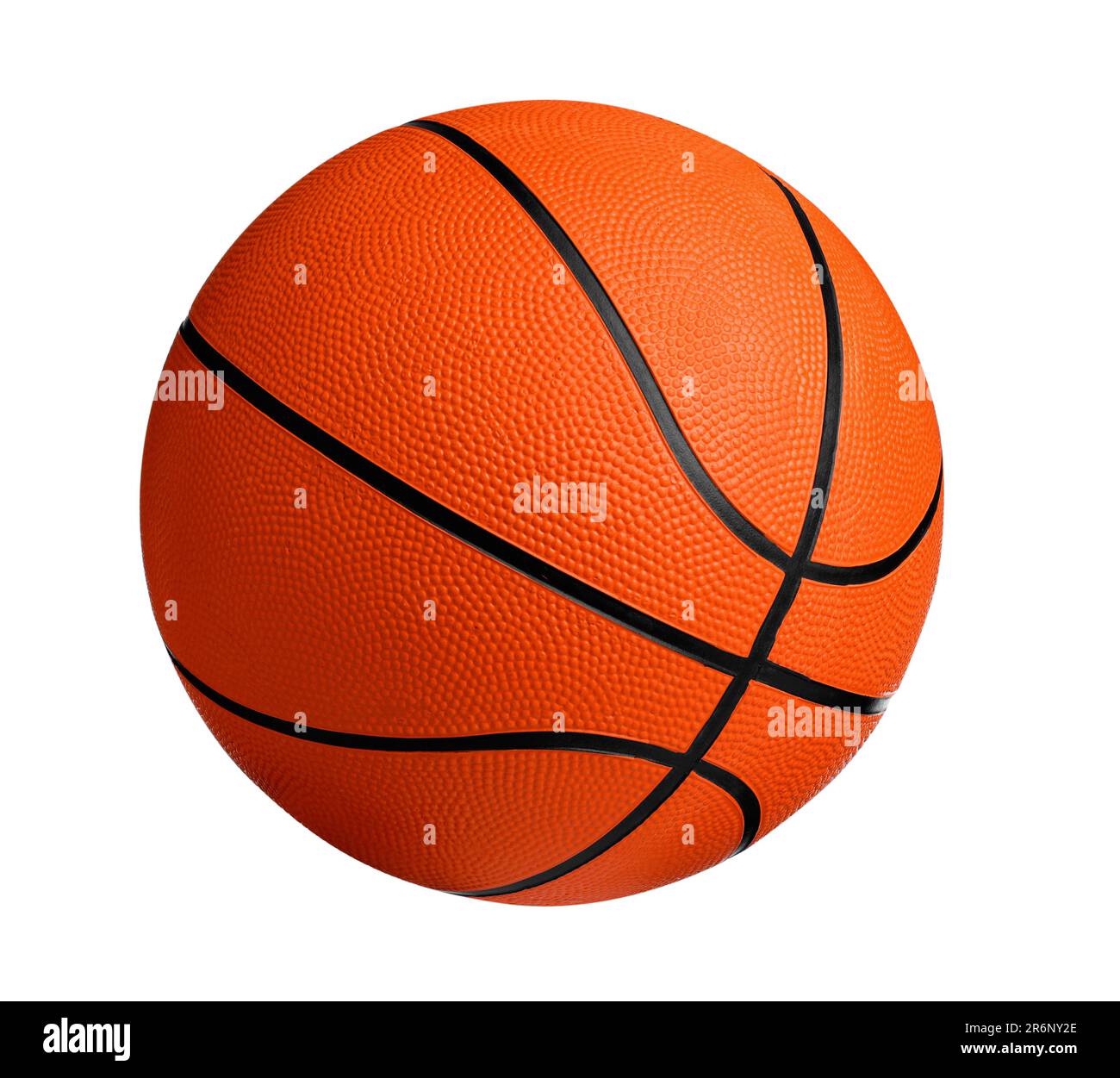 New orange basketball ball isolated on white Stock Photo - Alamy