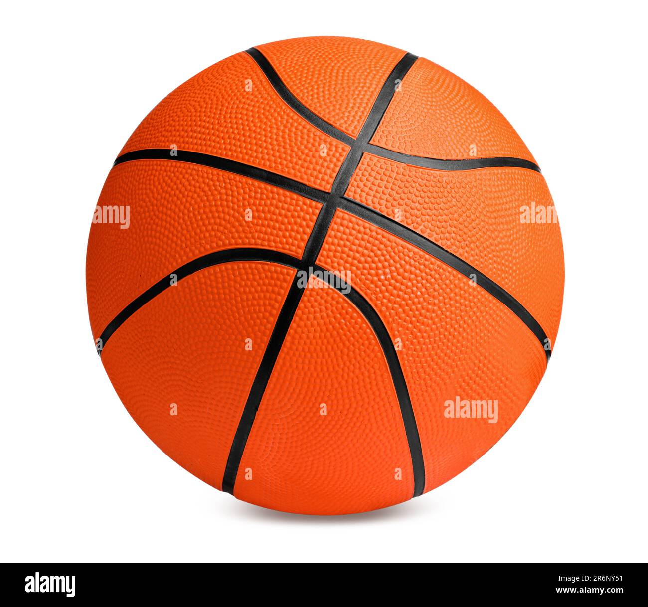 New orange basketball ball isolated on white Stock Photo - Alamy