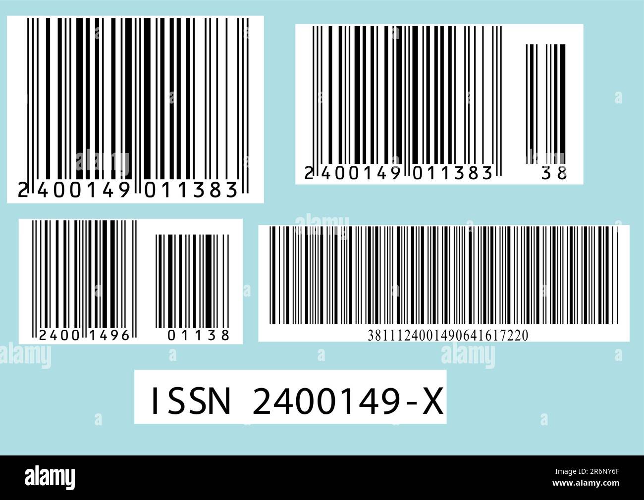 Collection of variety fictive bar codes Stock Vector Image & Art - Alamy