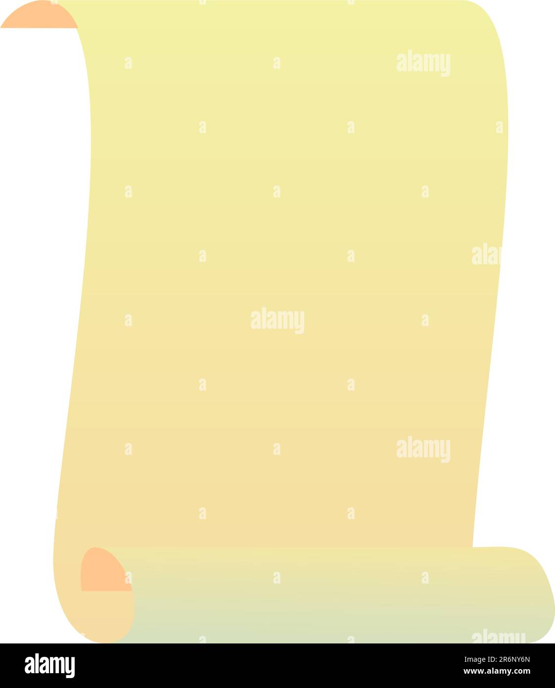 Realistic Illustration Roll For Manuscript Vector Stock Vector Image