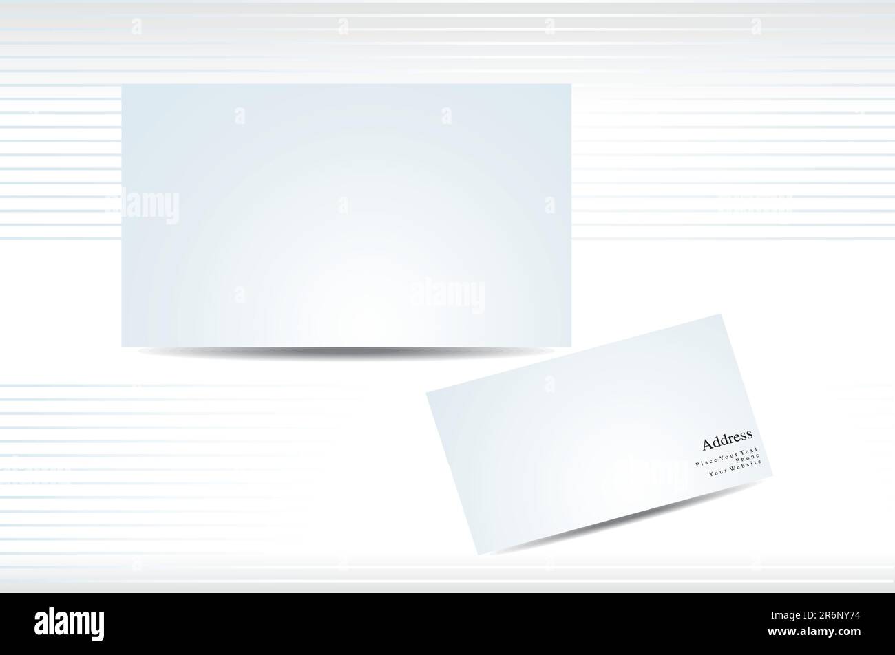 abstract business card presentation vector illustration Stock Vector ...