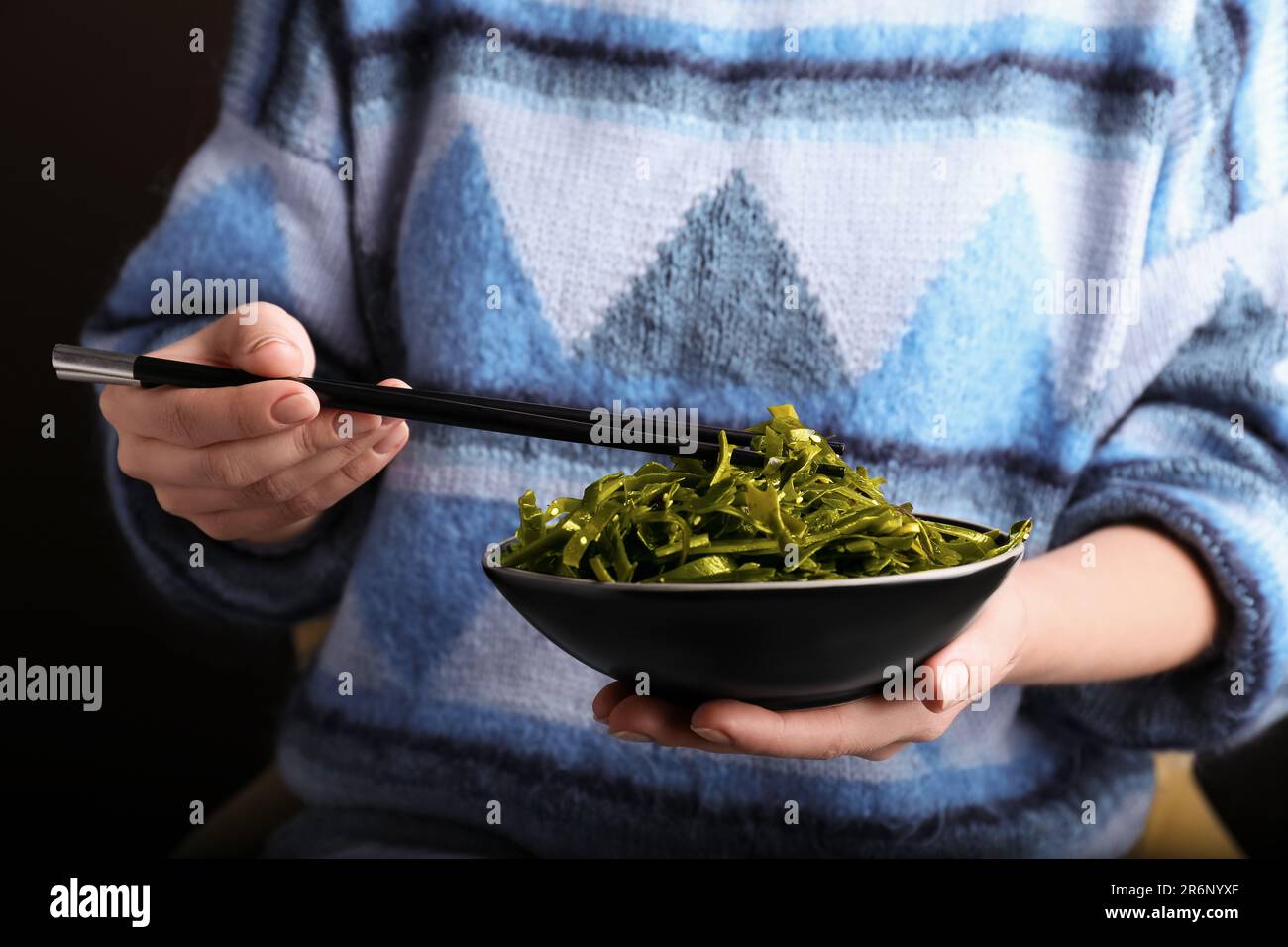 Woman seaweed eating hi-res stock photography and images - Alamy