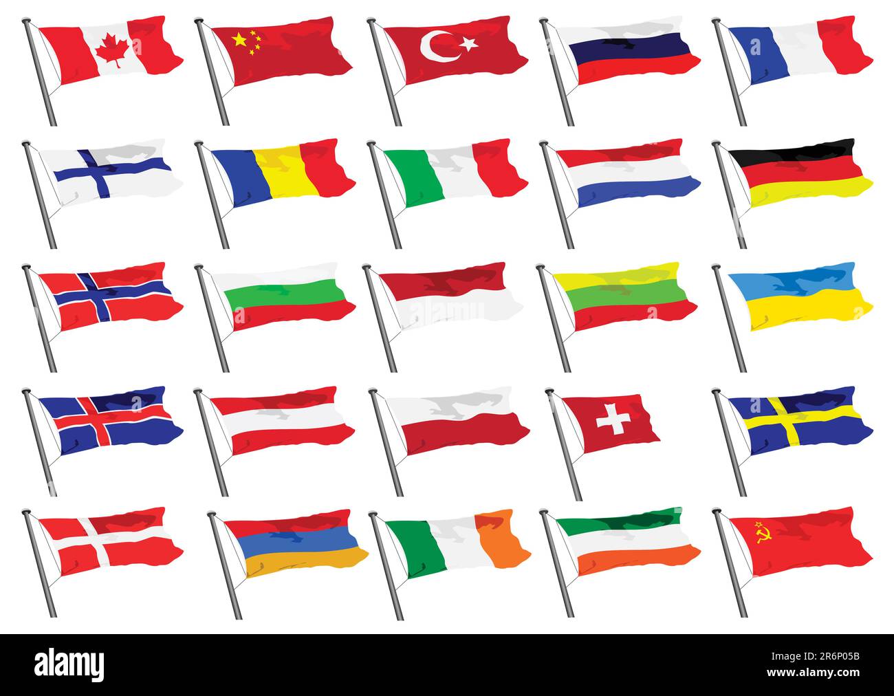 vector set of world flags Stock Vector Image & Art - Alamy