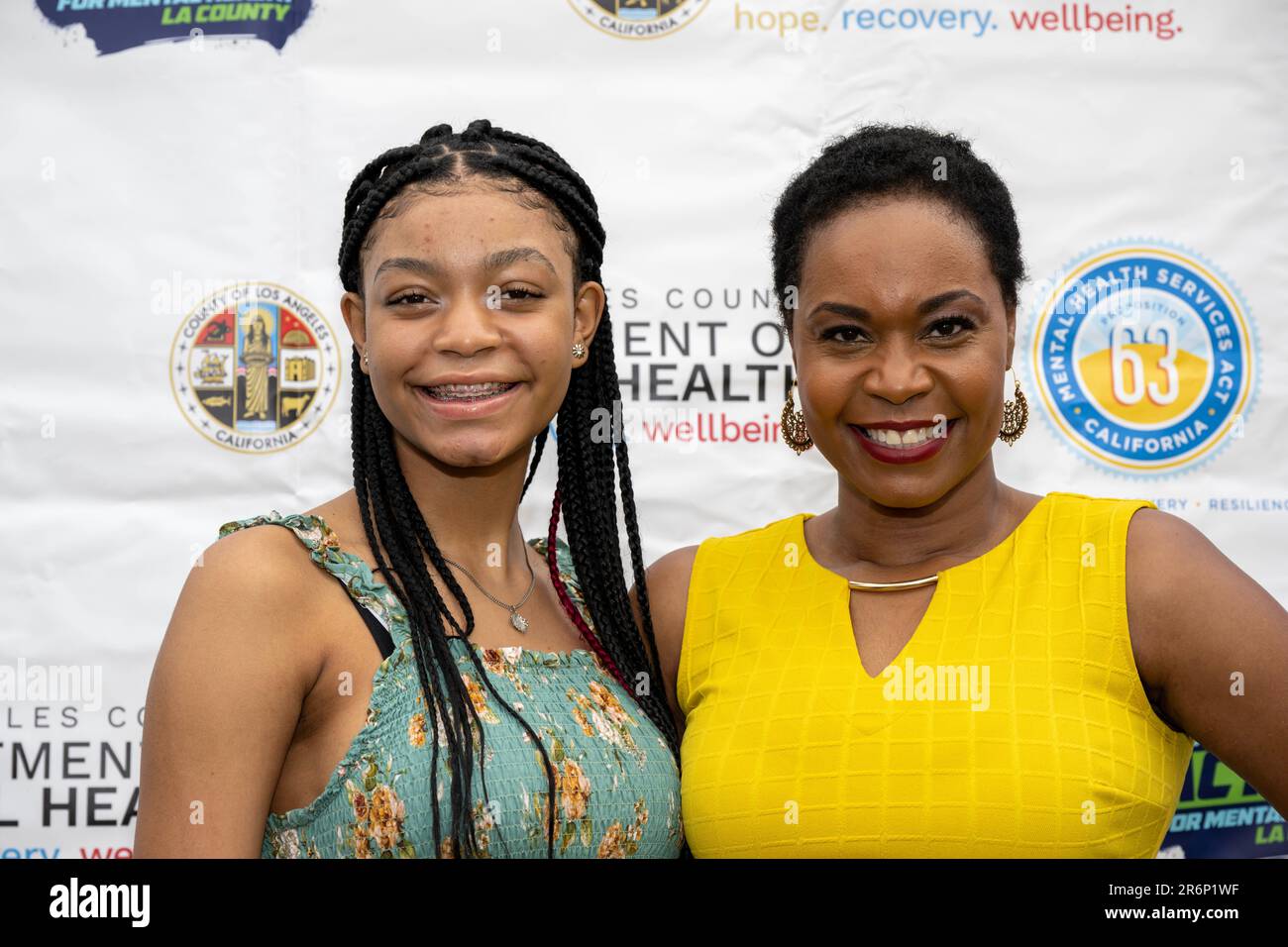 Los Angeles, USA. 10th June, 2023. Host Nancy Bellany with daughter ...