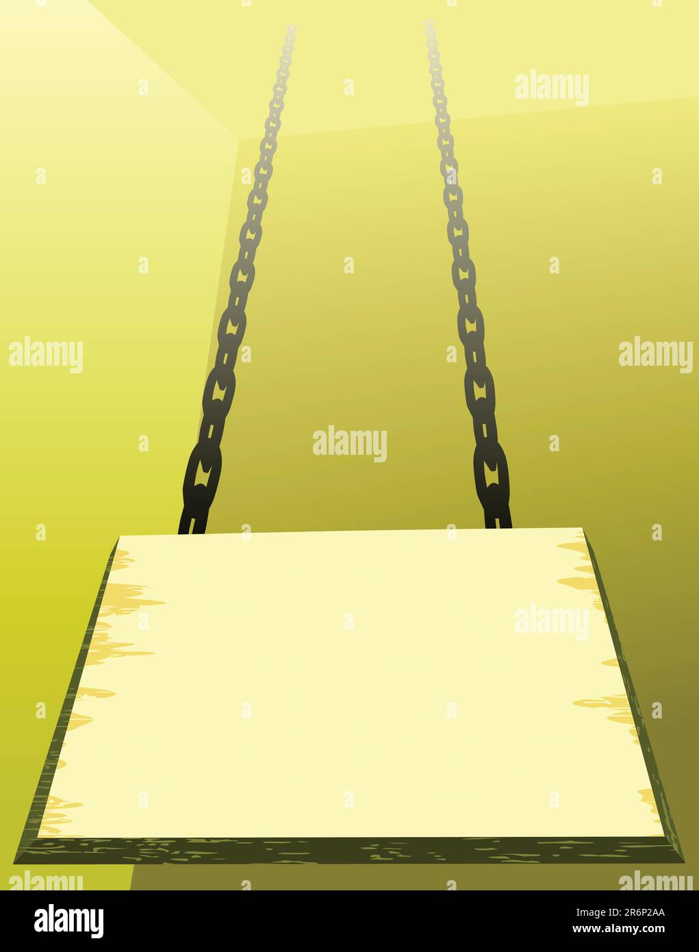 Editable vector illustration of a blank hanging sign Stock Vector Image ...