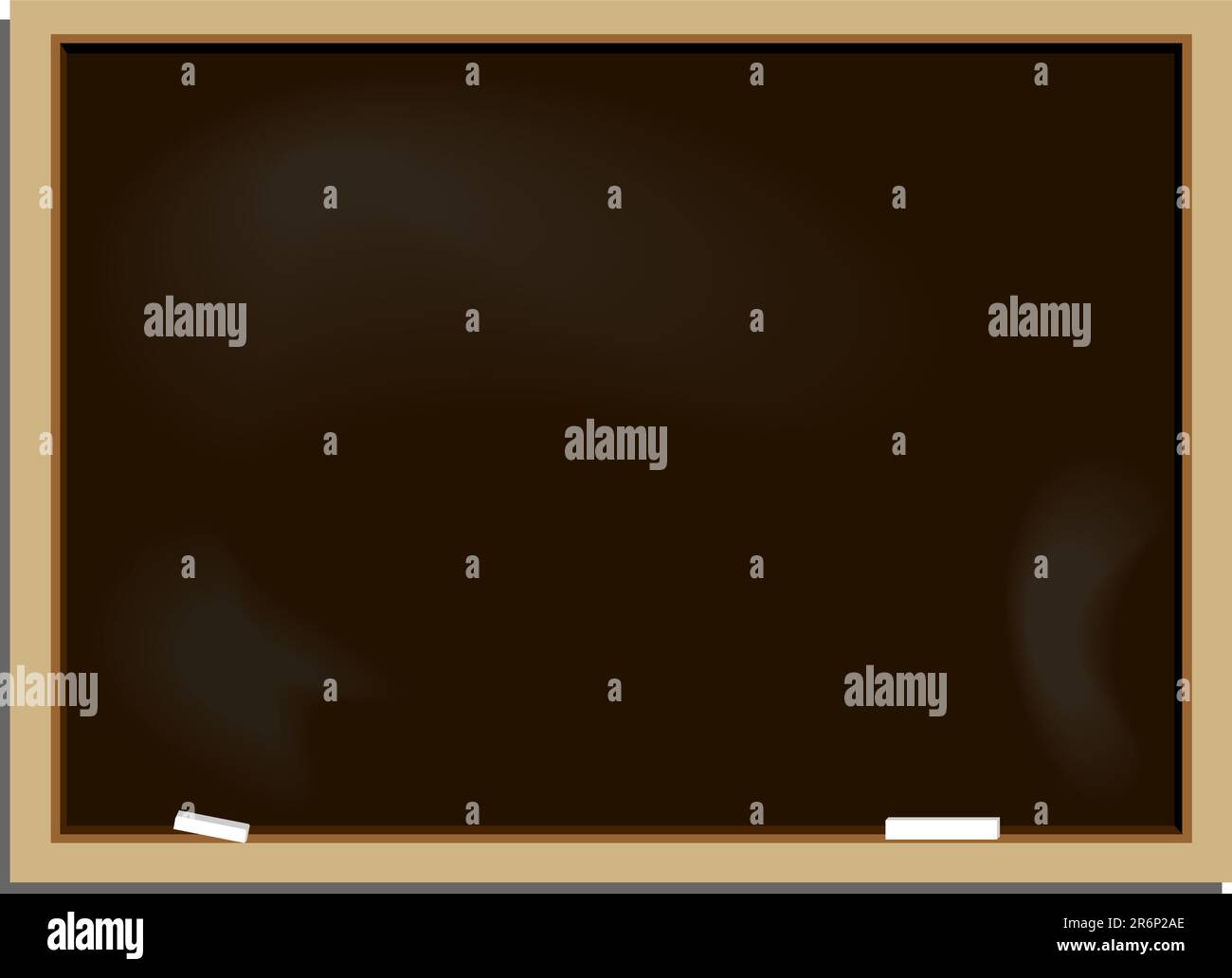 Realistic illustration school blackboard - vector Stock Vector Image ...