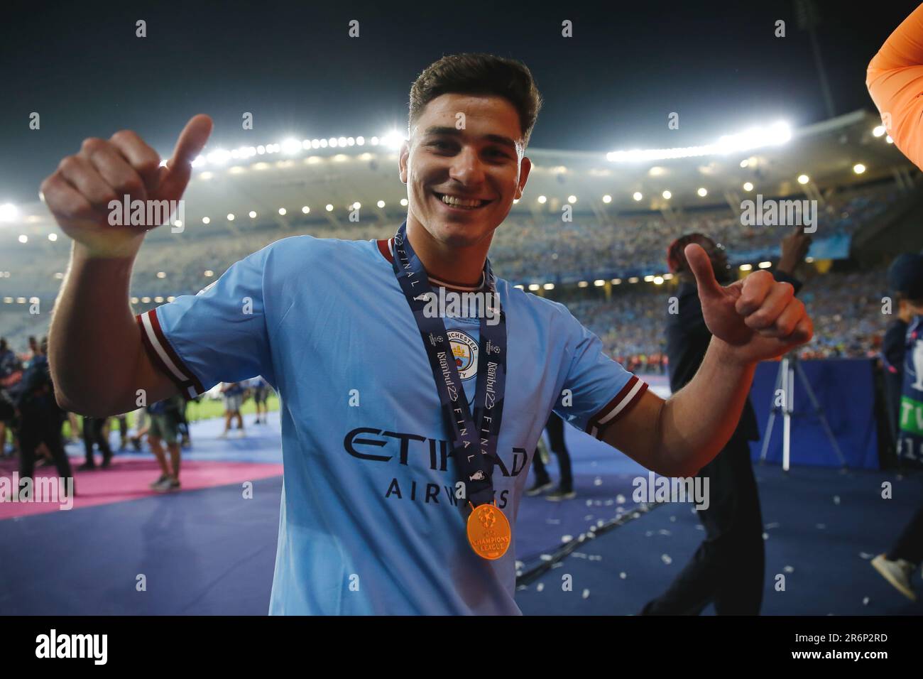 Istanbul, Turkey. 10th June, 2023. Julian Alvarez (ManC) Football ...