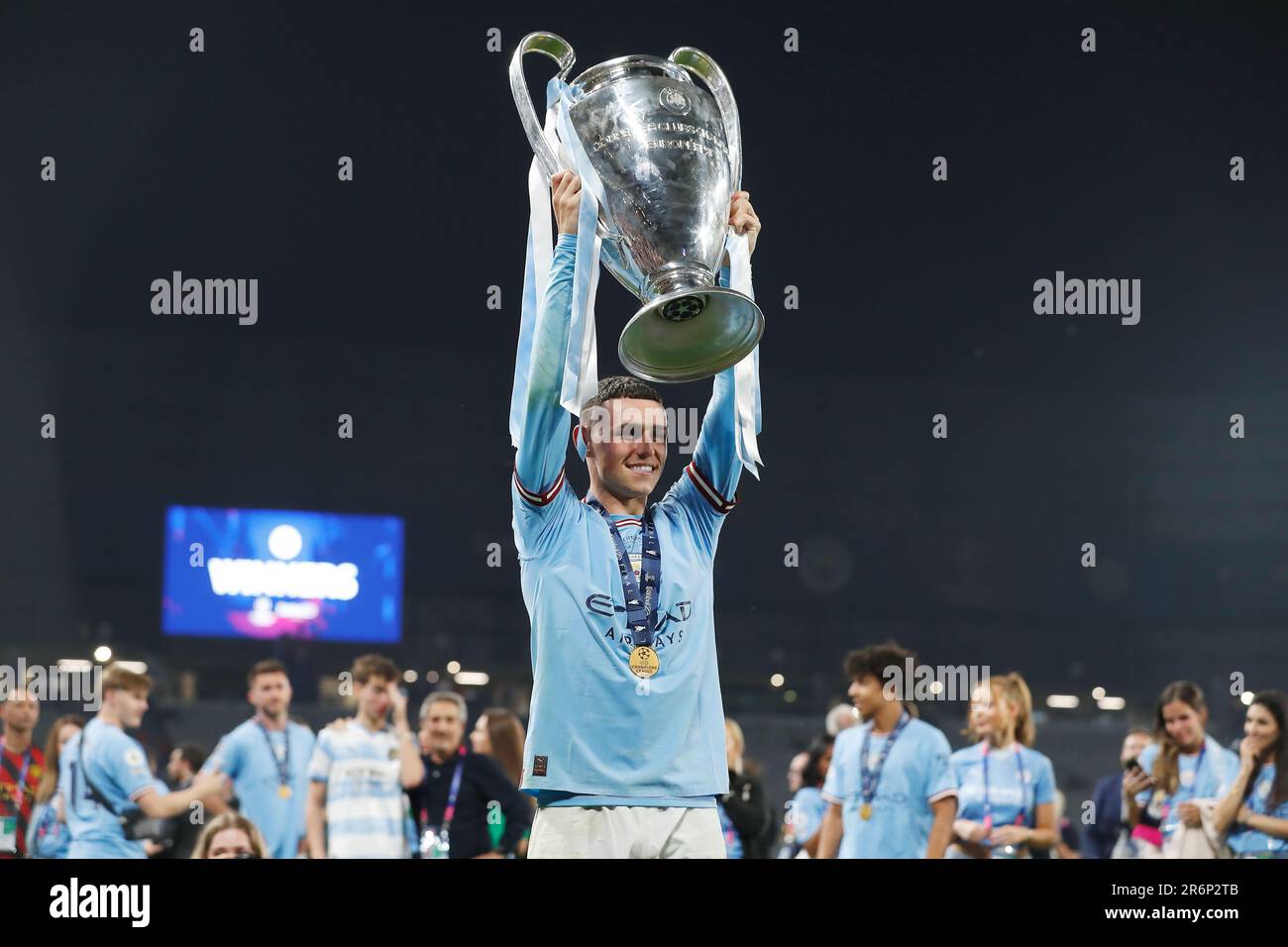 Foden celebrate manchester city hi-res stock photography and images - Alamy