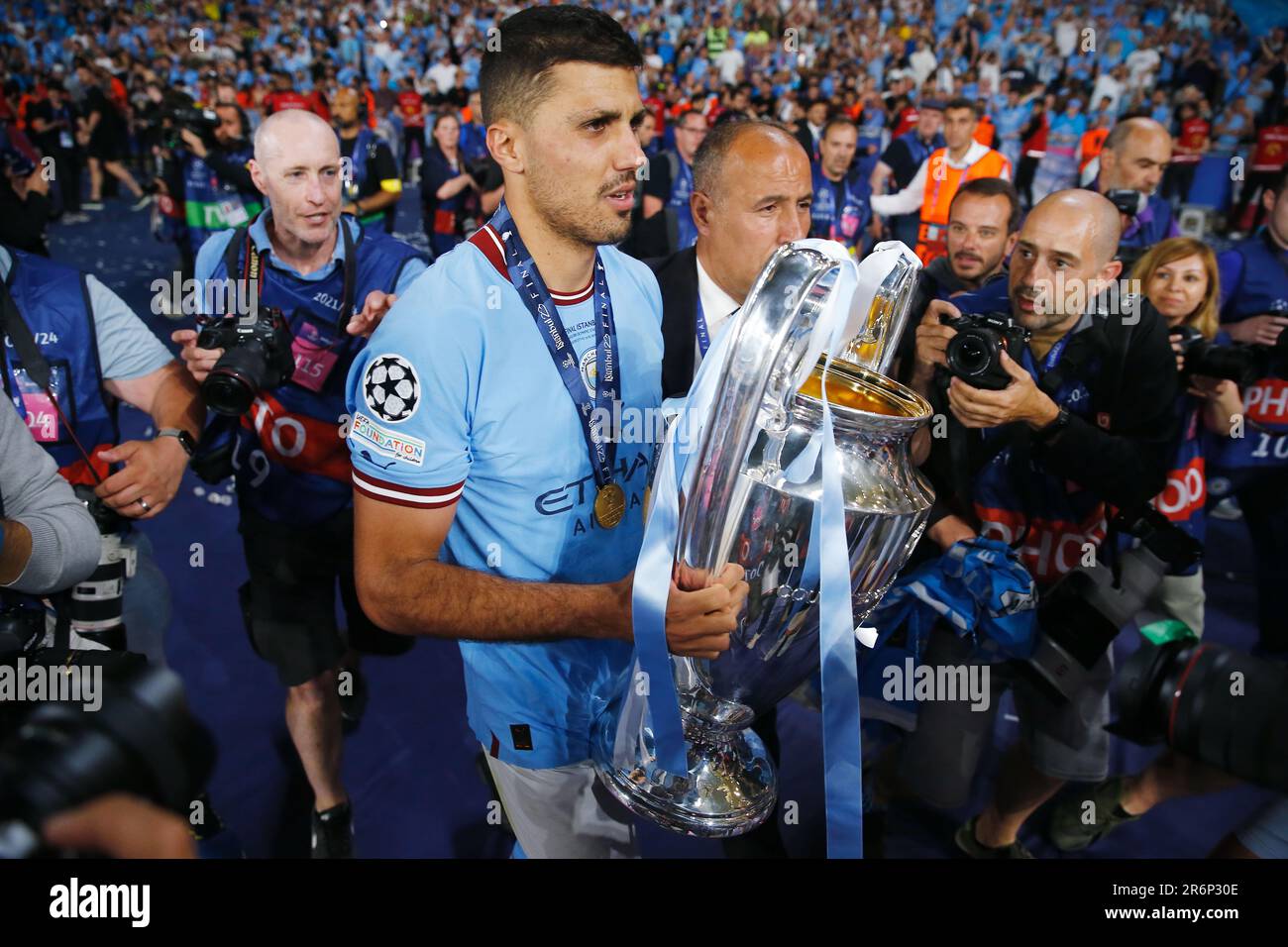 Istanbul, Turkey. 10th June, 2023. Rodri (ManC) Football/Soccer : Rodri ...