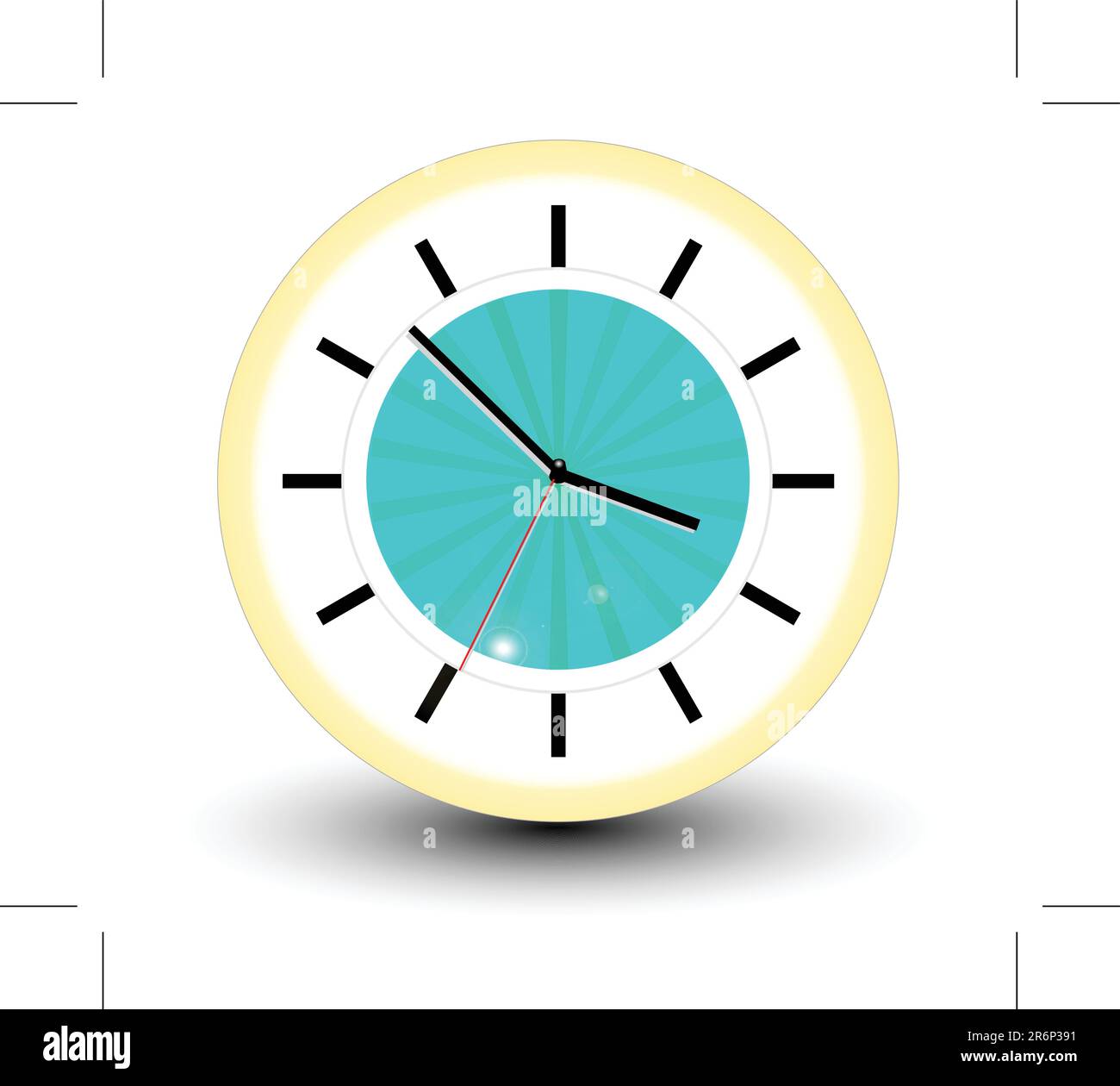vector illustration clock eye abstract Stock Vector Image & Art - Alamy