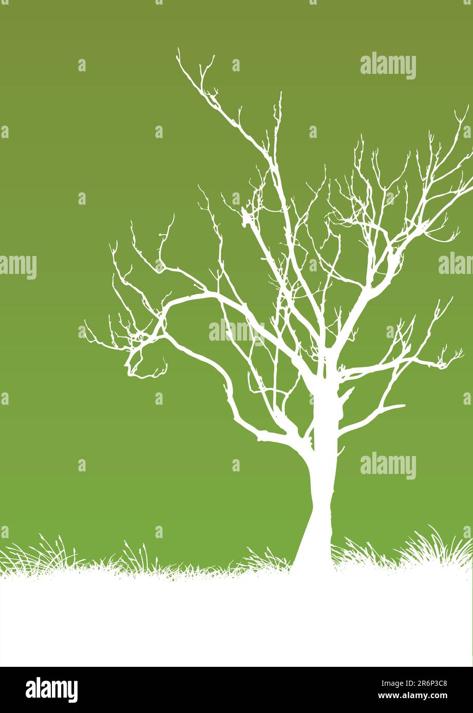 vector illustration of a tree Stock Vector Image & Art - Alamy