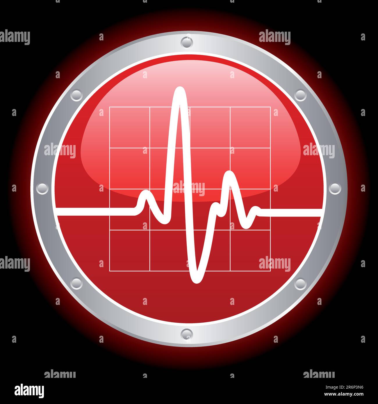 vector illustration of an electronic cardiogram Stock Vector Image ...