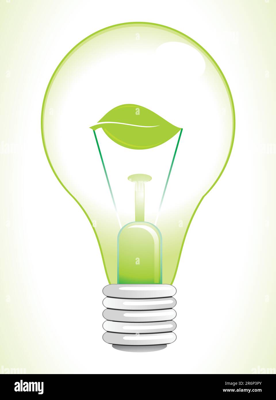 abstract eco bulb vector illustration Stock Vector Image & Art - Alamy