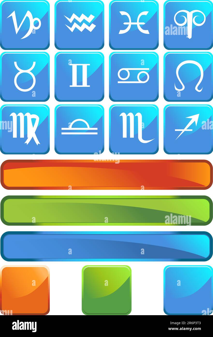 An image of the 12 zodiac symbols Stock Vector Image & Art - Alamy