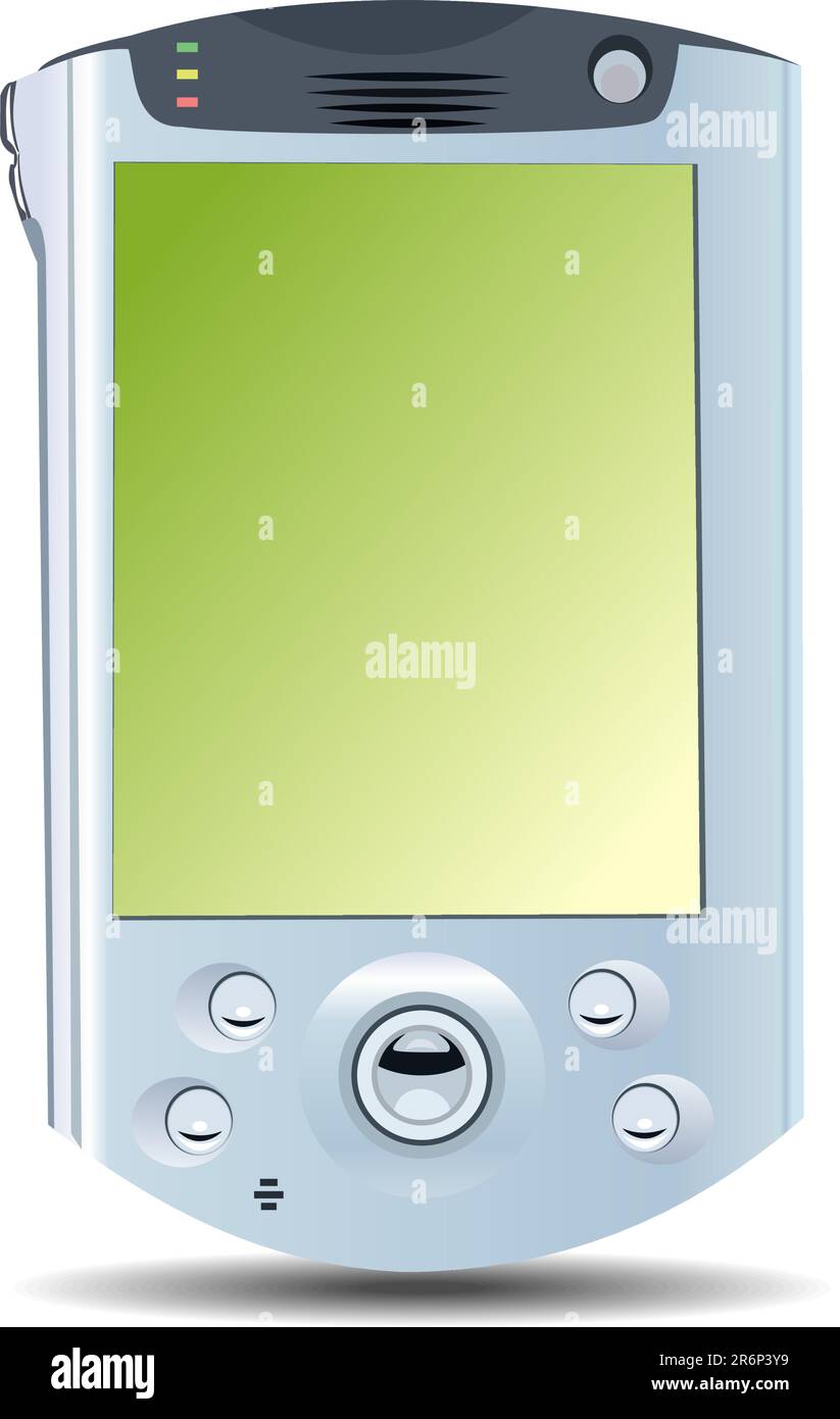 Realistic illustration of pda - vector Stock Vector Image & Art - Alamy