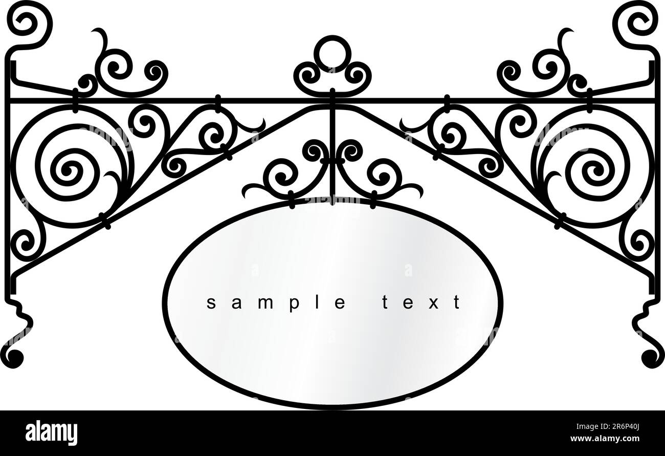 iron design elements - vector illustration Stock Vector Image & Art - Alamy