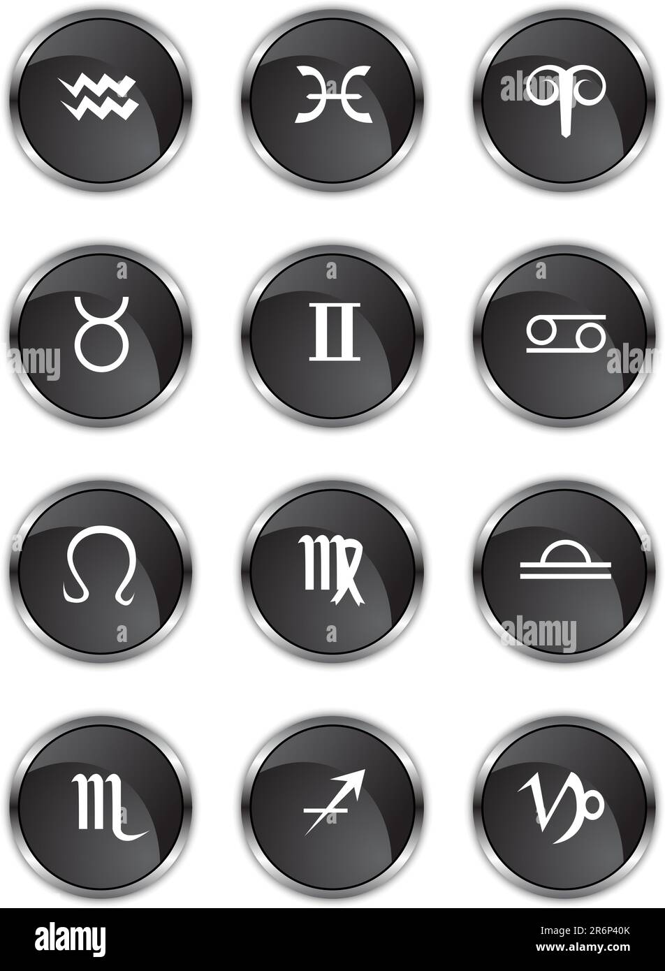 Zodiac sign capricorn logo Cut Out Stock Images & Pictures - Alamy