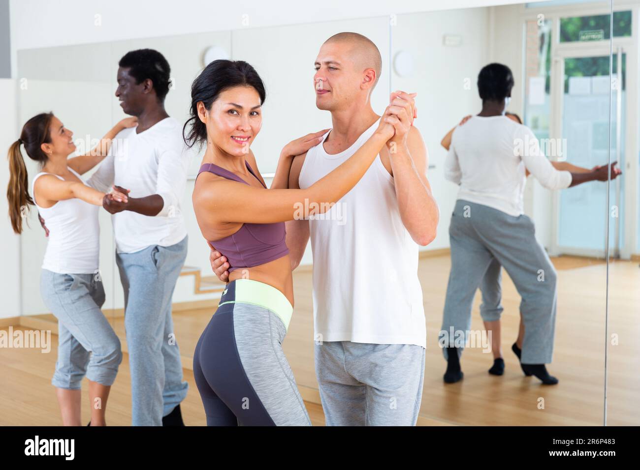 People dancing together slow ballroom dances in pairs Stock Photo - Alamy