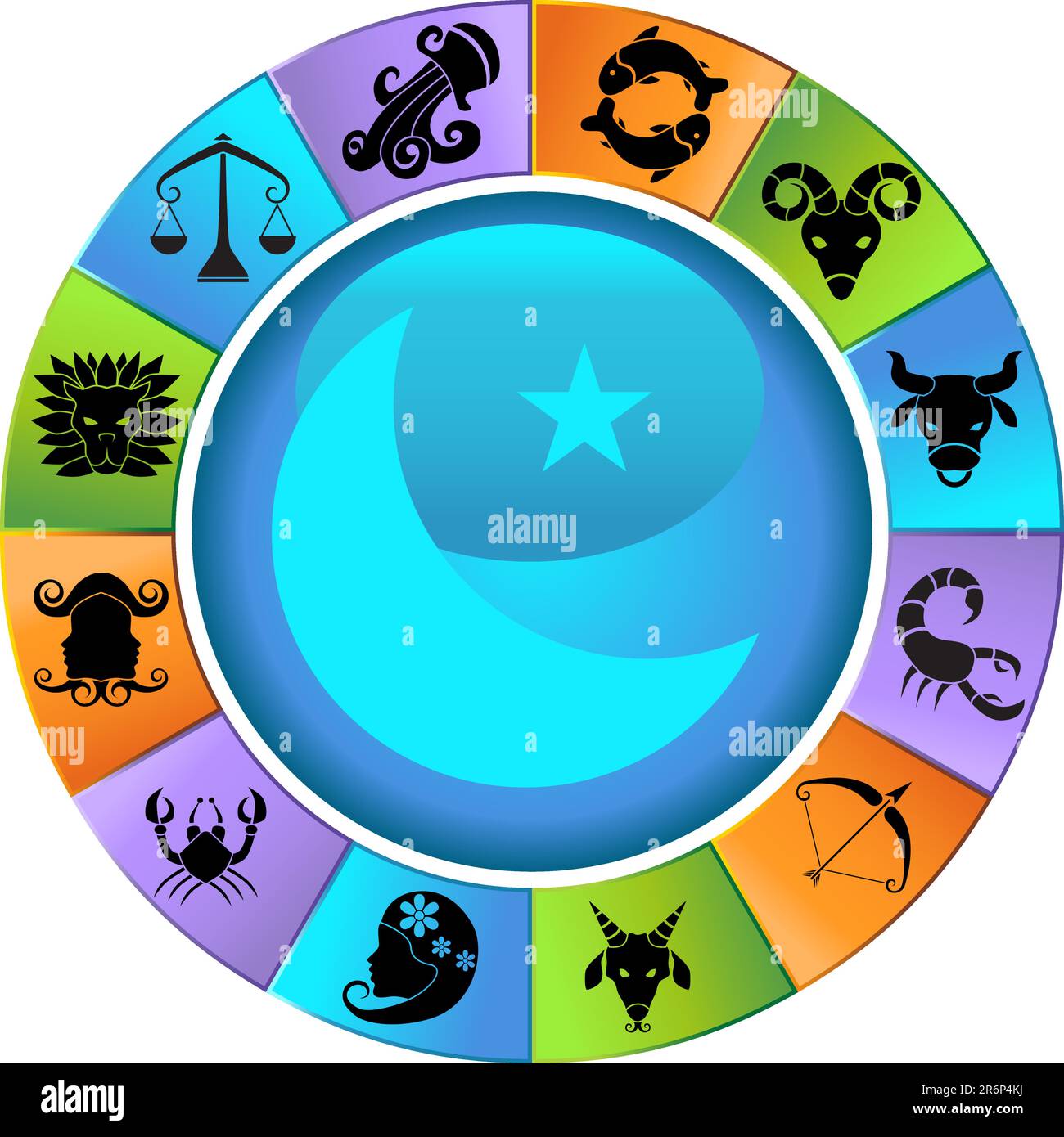 An image of the 12 zodiac symbols Stock Vector Image & Art - Alamy