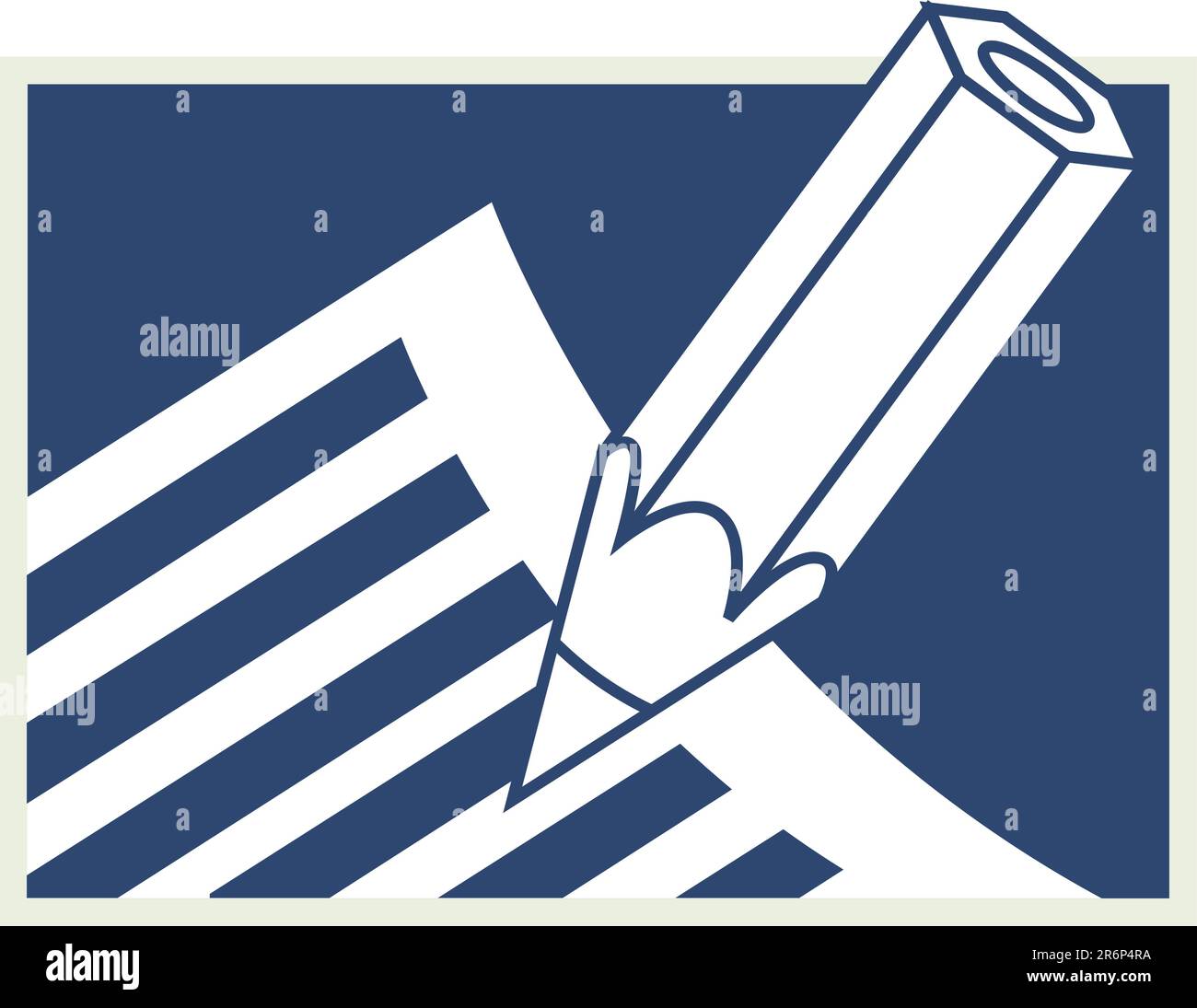 Paper writing Stock Vector Images - Alamy