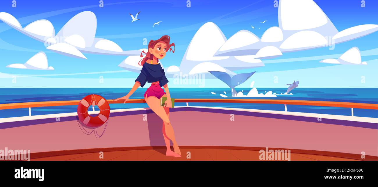 Cruise watching Stock Vector Images - Alamy