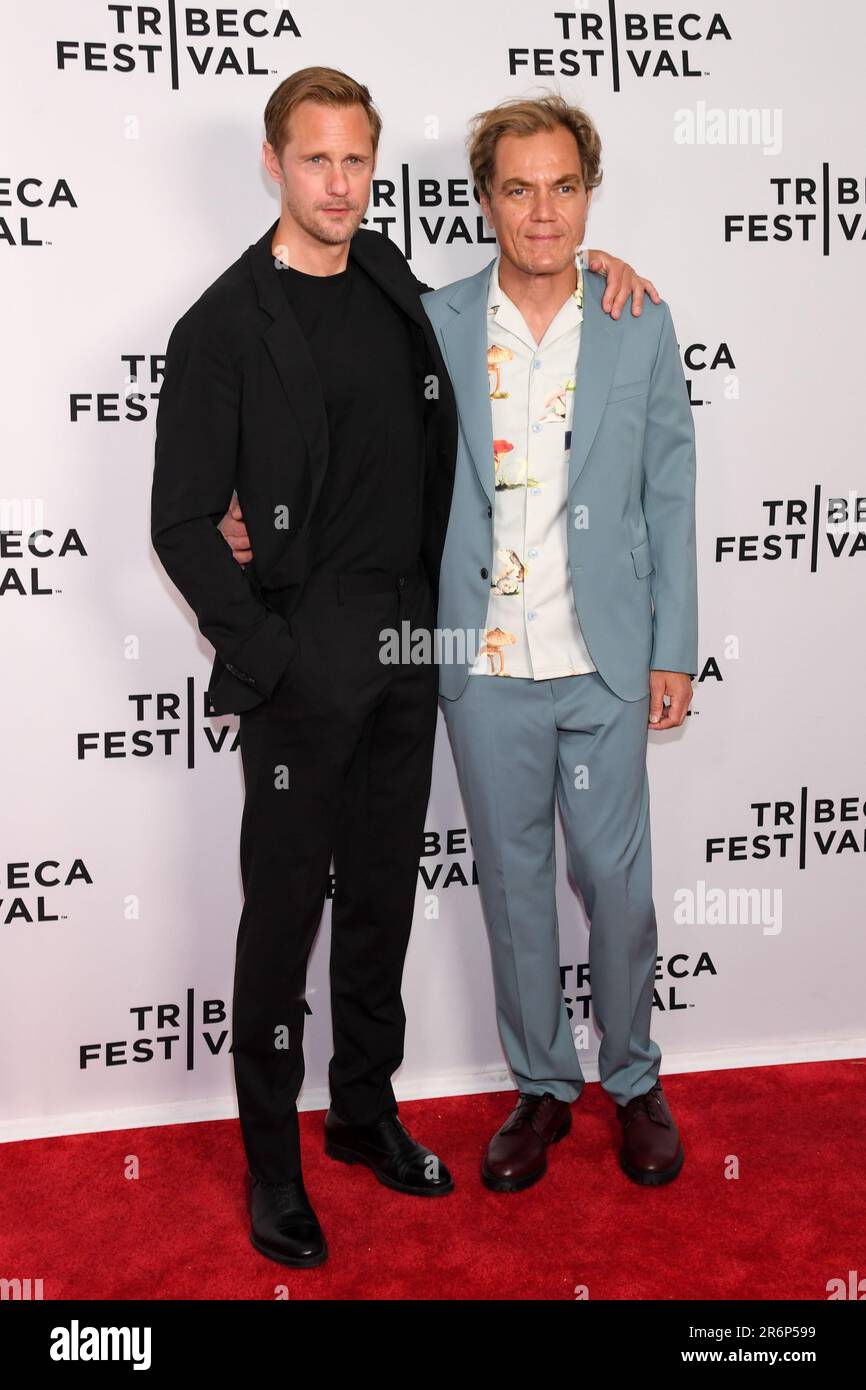 New York, USA. 10th June, 2023. Alexander Skarsgard and Michael Shannon ...