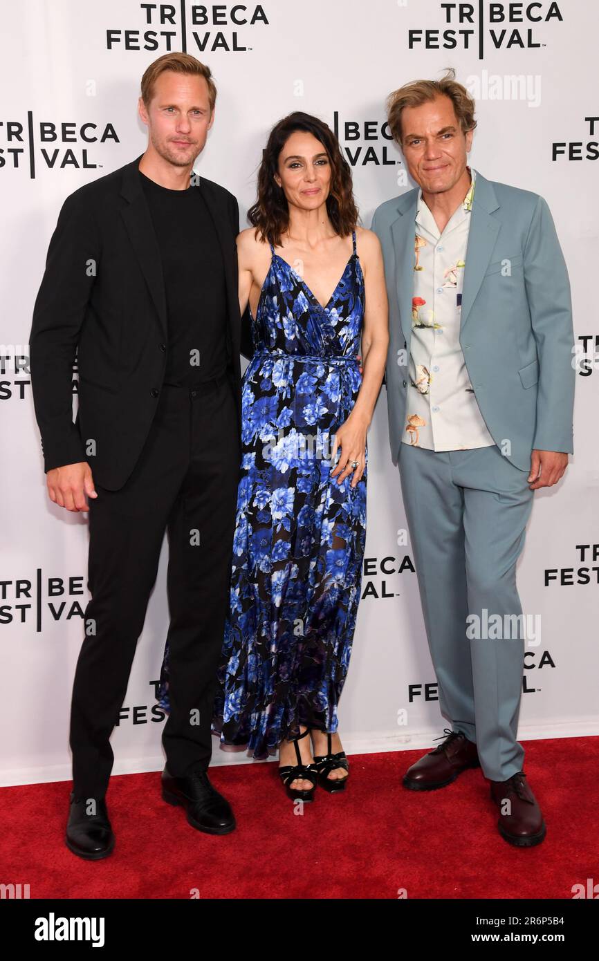 New York, USA. 10th June, 2023. Alexander Skarsgard, Annie Parisse and ...