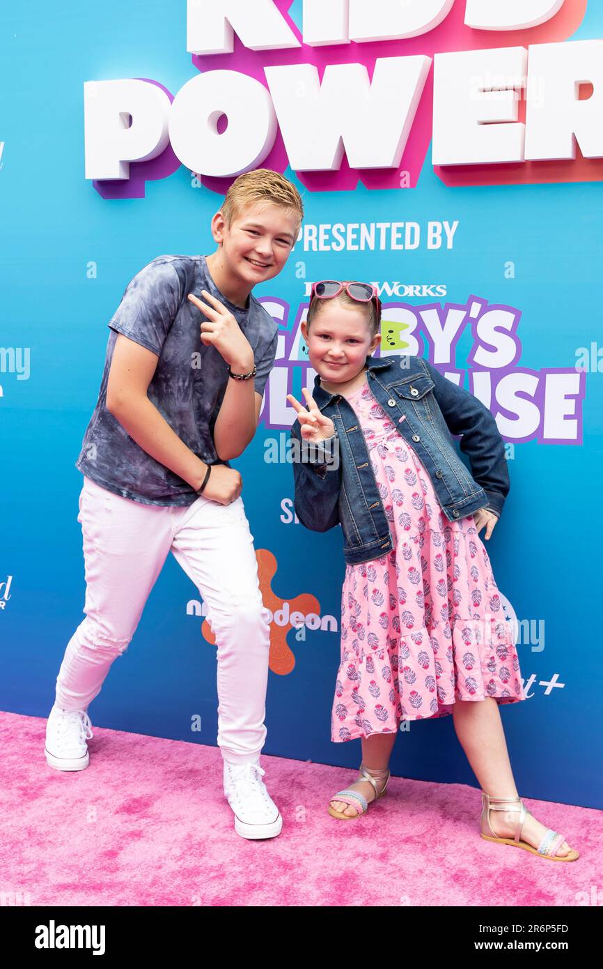 Los Angeles, USA. 10th June, 2023. Kaido Lee Roberts and Ciere Roberts attend the arrivals of ...