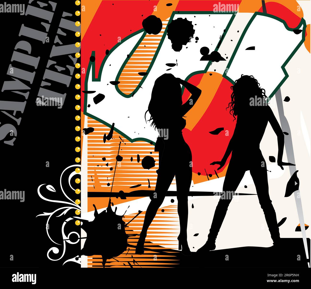 Women friends party girls Stock Vector Images - Alamy