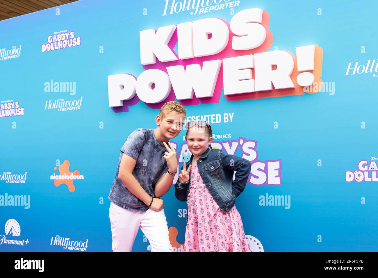 Los Angeles, USA. 10th June, 2023. Kaido Lee Roberts and Ciere Roberts ...