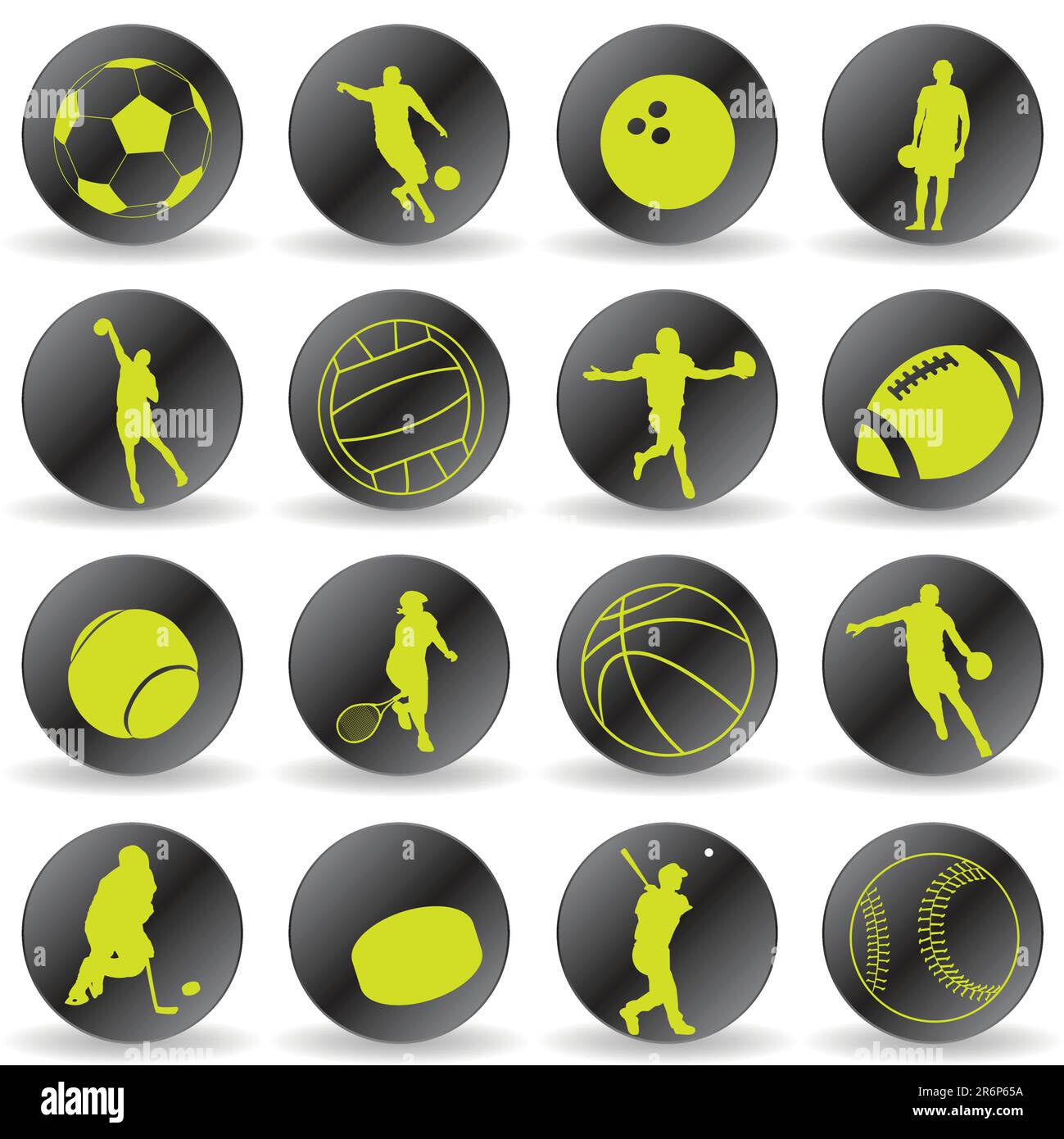 vector set of sport icons Stock Vector Image & Art - Alamy