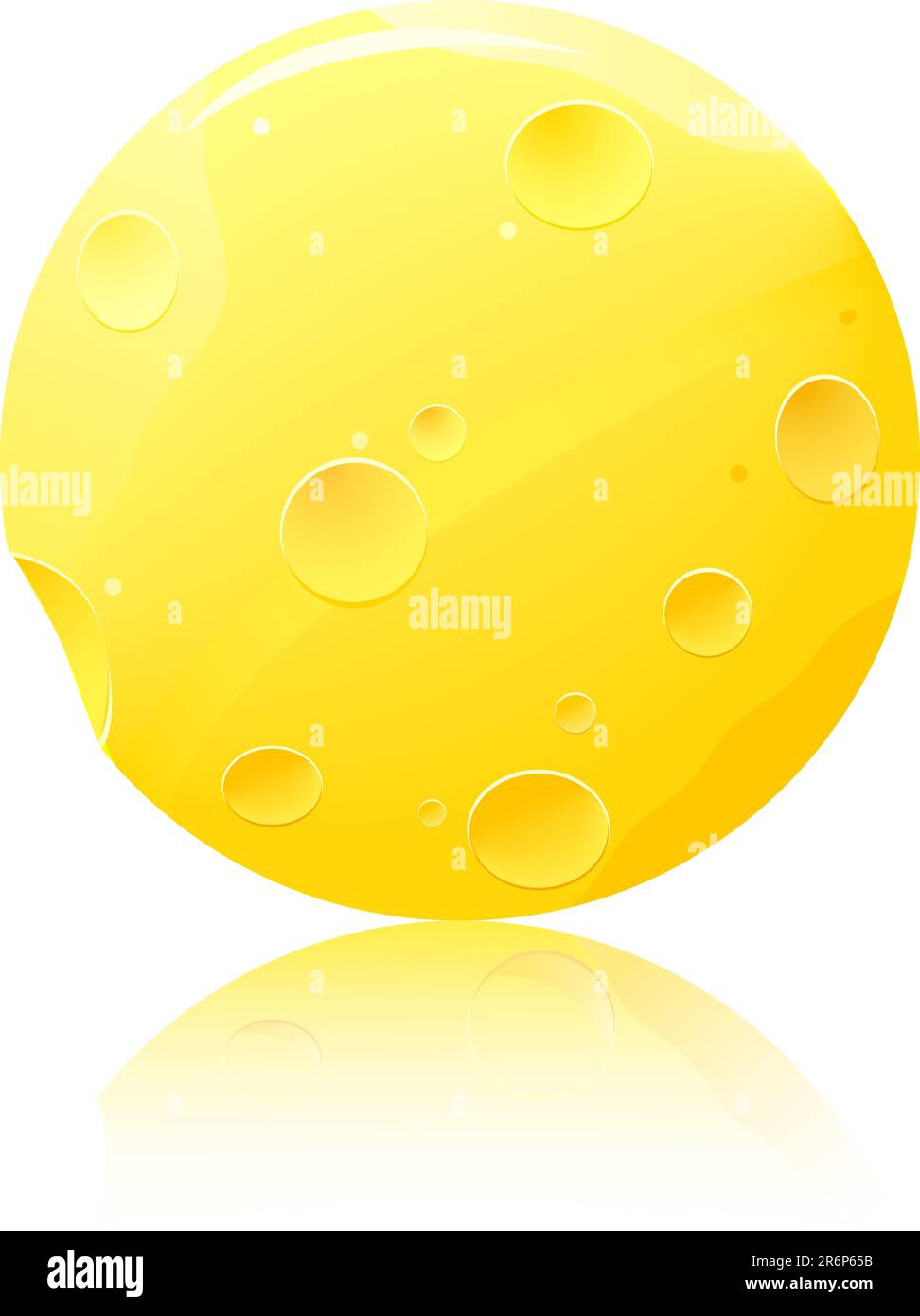 Portion round Stock Vector Images - Alamy