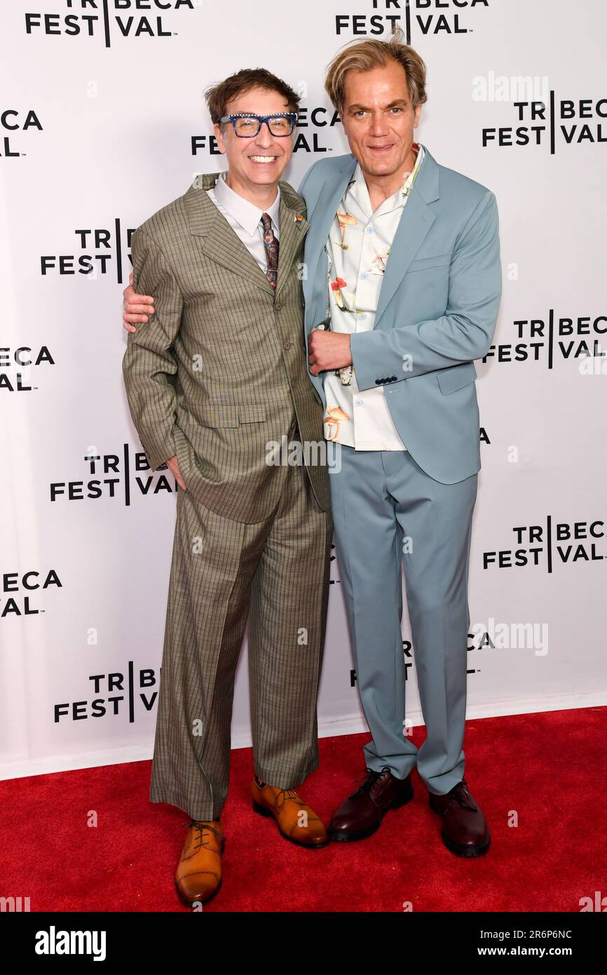 New York, USA. 10th June, 2023. Brett Neveu and Michael Shannon attend ...