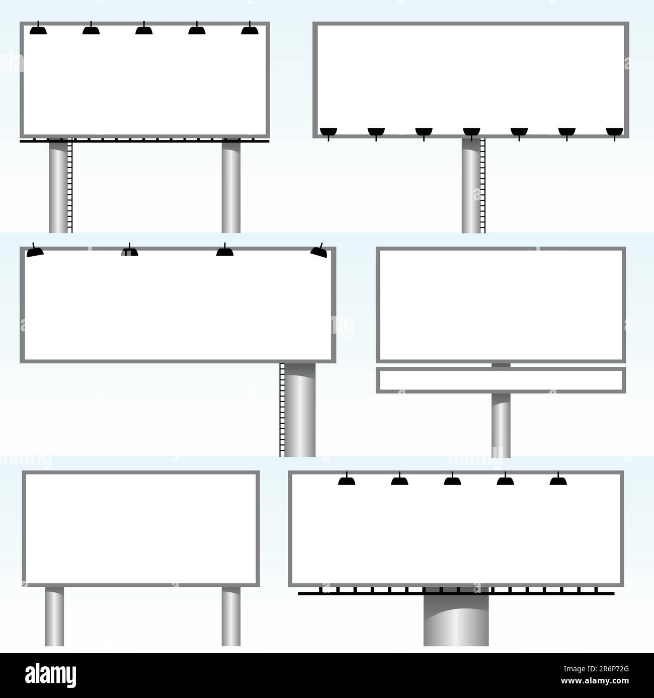vector set of blank billboards Stock Vector Image & Art - Alamy
