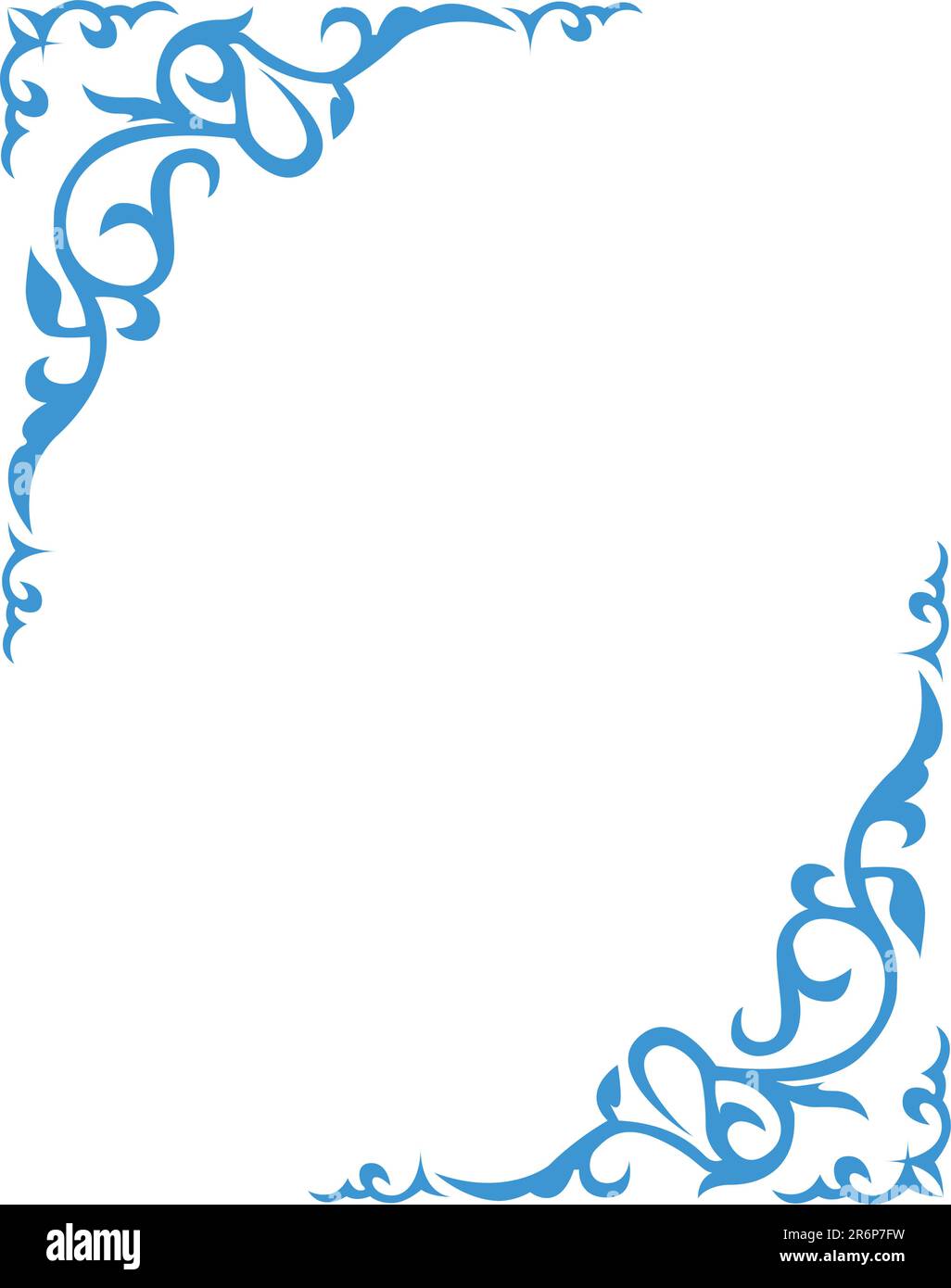 Blue Page Corner Designs